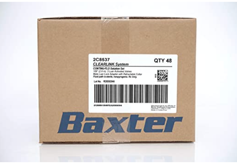 (48/Box) Baxter Healthcare Clearlink System Continu-Flo Solution Set ...